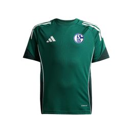 adidas Performance Funktionsshirt 'FC Schalke 04' Jungen Gr&ouml;&szlig;e 128 blau / gr&uuml;n / wei&szlig;