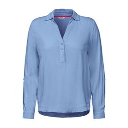 Cecil Bluse in Unifarbe Damen Gr&ouml;&szlig;e XXXL hellblau