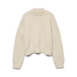 V&eacute;ro Moda Vero Moda Pullover 'AWSIBILLE' Damen Gr&ouml;&szlig;e M creme