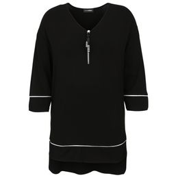 Doris Streich Shirt Damen Gr&ouml;&szlig;e XL schwarz / offwhite