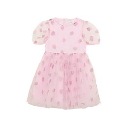 s.Oliver Kleid M&auml;dchen Gr&ouml;&szlig;e 92 gr&uuml;n / pink / rosa