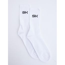 Sportkind Sportsocken Damen Gr&ouml;&szlig;e 35/38 wei&szlig;