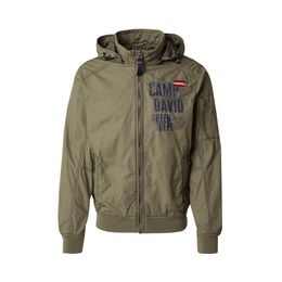 CAMP DAVID Jacke Herren Gr&ouml;&szlig;e M navy / oliv / rot