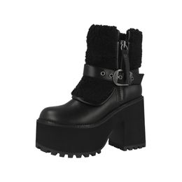 Buffalo Boots 'Killah Fold' Damen Gr&ouml;&szlig;e 40 schwarz Winterschuhe