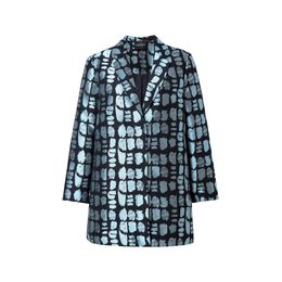 Ulla Popken Blazer Damen Gr&ouml;&szlig;e 54/56 himmelblau / dunkelblau