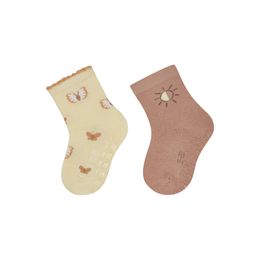 Sterntaler Socken M&auml;dchen Gr&ouml;&szlig;e 26 beige / braun
