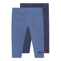 Levi's Kids Leggings M&auml;dchen Gr&ouml;&szlig;e 92 marine / taubenblau / rot