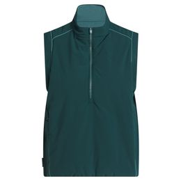 adidas Performance Sportweste 'Beyond Twistweave Loose Quarter-Zip' Damen Gr&ouml;&szlig;e XXXS/XXS dunkelgr&uuml;n