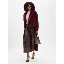 Marc Cain Kunstfelljacke Damen Gr&ouml;&szlig;e S/M bordeaux