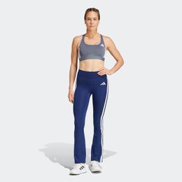 adidas Performance Sporthose 'ESS' Damen Gr&ouml;&szlig;e L blau / wei&szlig;