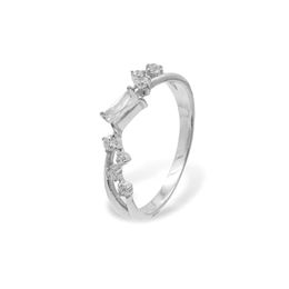 Pure Schmuck Ring 'Lucie Bridgerton' Damen Gr&ouml;&szlig;e 58 silber