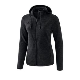 Erima Funktionsfleecejacke Damen Gr&ouml;&szlig;e 4XL schwarzmeliert