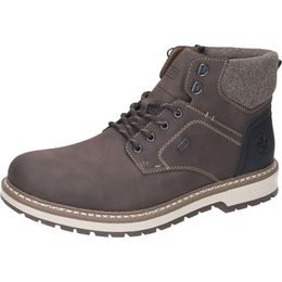 Rieker Schn&uuml;rboots Herren Gr&ouml;&szlig;e 40 navy / mokka / dunkelbraun / braunmeliert