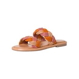 Tamaris Pantolette Damen Gr&ouml;&szlig;e 37 beige / orange / pink