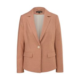 comma, COMMA Blazer Damen Gr&ouml;&szlig;e 46 beige / orange / schwarz