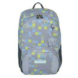 Scout Rucksack 'Adventure' Jungen Gr&ouml;&szlig;e One Size neonblau / limone / grau