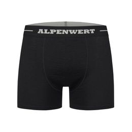 Alpenwert Boxershorts Herren Gr&ouml;&szlig;e L schwarz