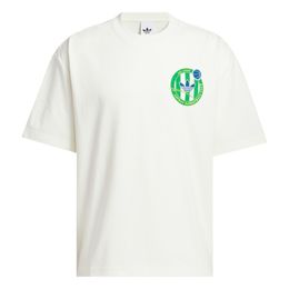 adidas originals T-Shirt 'Basketball' Herren Gr&ouml;&szlig;e XS blau / gelb / hellgr&uuml;n / wei&szlig;