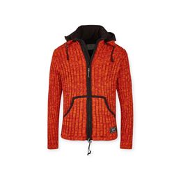 Thc Natural Line Strickjacke 'THC 719' Damen Gr&ouml;&szlig;e M orangerot