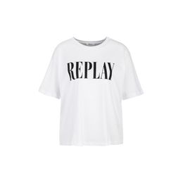 Replay T-Shirt Damen Gr&ouml;&szlig;e XL schwarz / wei&szlig;