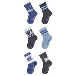 Sterntaler Socken M&auml;dchen Gr&ouml;&szlig;e 22 blau / schwarz