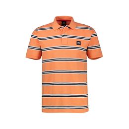 Lerros Poloshirt Herren Gr&ouml;&szlig;e XL orange / schwarz / wei&szlig;