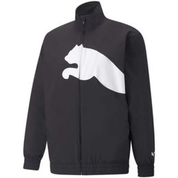 Puma Sportjacke 'Train Big Cat' Herren Gr&ouml;&szlig;e 8XL schwarz / wei&szlig;