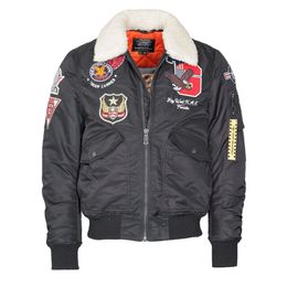 Top Gun &Uuml;bergangsjacke Herren Gr&ouml;&szlig;e XXXL mischfarben / schwarz