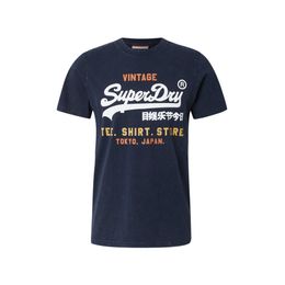 Superdry & Co T-Shirt 'Cali' Herren Gr&ouml;&szlig;e S marine / curry / orange / wei&szlig;