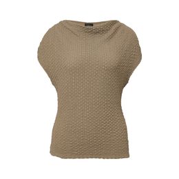 s.Oliver BLACK LABEL T-Shirt Damen Gr&ouml;&szlig;e L dunkelbeige