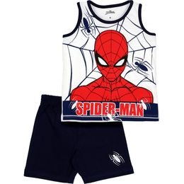 Spiderman Schlafanzug 'Spiderman' Jungen Gr&ouml;&szlig;e 92 navy / dunkelblau / rot / wei&szlig;