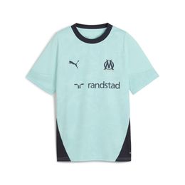 Puma Funktionsshirt 'Olympique de Marseille' Jungen Gr&ouml;&szlig;e 128 navy / hellblau / gold