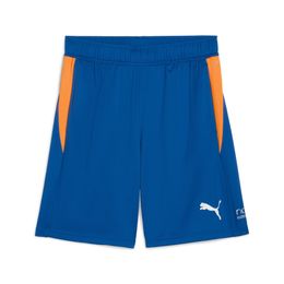 Puma Sportshorts 'Individual' Herren Gr&ouml;&szlig;e M blau / orange / wei&szlig;
