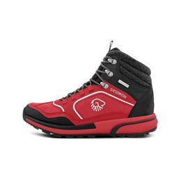 Giesswein Schn&uuml;rstiefel Damen Gr&ouml;&szlig;e 41 feuerrot / schwarz