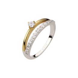 Elli Ring Damen Gr&ouml;&szlig;e 54 gold / silber