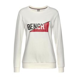 Bench Sweatshirt Damen Gr&ouml;&szlig;e S/M ecru / rot / schwarz