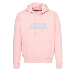 Smiler. Kapuzensweatshirt 'Happy' Herren Gr&ouml;&szlig;e M rosa