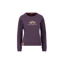 Alpha Industries Sweatshirt 'Basic' Damen Gr&ouml;&szlig;e XS pflaume
