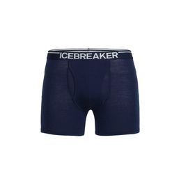 Icebreaker Boxershorts Herren Gr&ouml;&szlig;e M dunkelblau / wei&szlig;