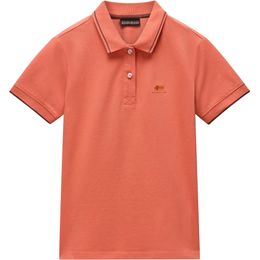 Napapijri Poloshirt Herren Gr&ouml;&szlig;e S braun / koralle