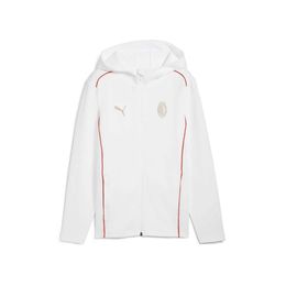 Puma Sportsweatjacke 'Acm ' Jungen Gr&ouml;&szlig;e 116 rot / wei&szlig;