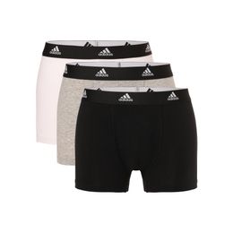 adidas Sportswear Sportunterhose 'Active Flex' Herren Gr&ouml;&szlig;e S graumeliert / schwarz / wei&szlig;