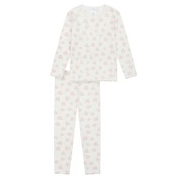 Schiesser Pyjama M&auml;dchen Gr&ouml;&szlig;e 140 rosa / offwhite