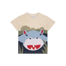 HUST & CLAIRE Hust & Claire Shirt 'HCAnton Hippo' Jungen Gr&ouml;&szlig;e 116 beige
