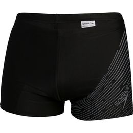 Speedo Sportbadehose 'Medley' Herren Gr&ouml;&szlig;e XL hellgrau / schwarz