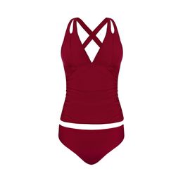 Cupshe Tankini 'DAA12D5A030EE' Damen Gr&ouml;&szlig;e XS rot
