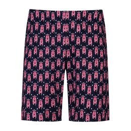 Mey Pyjamashorts 'City Glide' Herren Gr&ouml;&szlig;e XXL marine / grau / pitaya