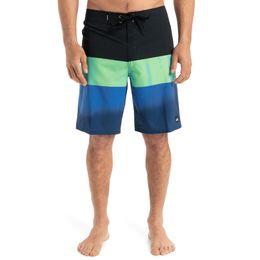 Quiksilver Boardshorts 'Straight Leg 20' Herren Gr&ouml;&szlig;e S blau / grasgr&uuml;n / schwarz