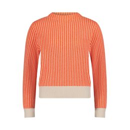BETTY & CO Betty & Co Pullover Damen Gr&ouml;&szlig;e S creme / orange