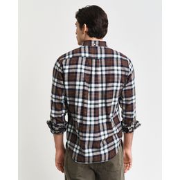 Gant Hemd Herren Gr&ouml;&szlig;e XL marine / karamell / dunkelgr&uuml;n / wei&szlig;